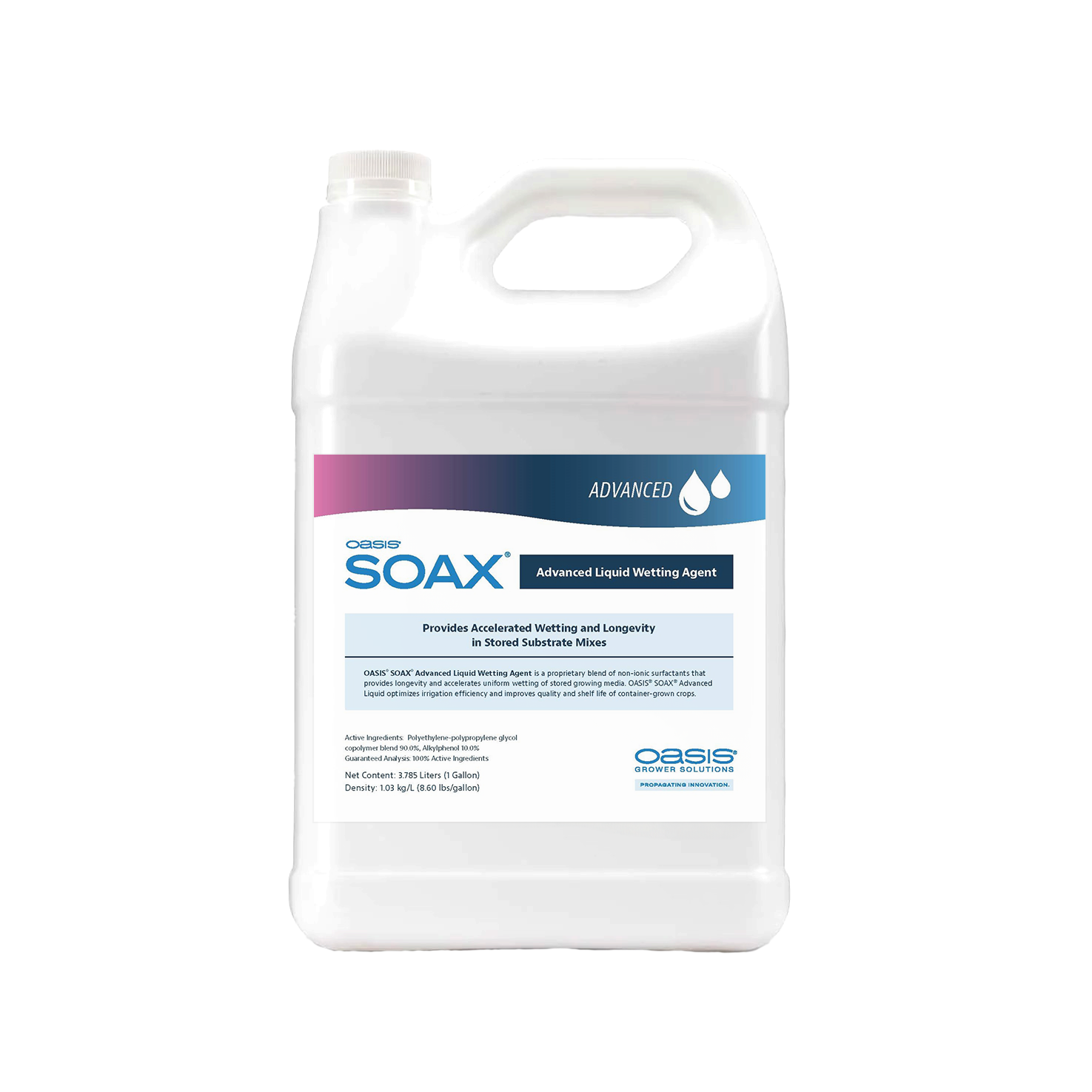 OASIS® SOAX® Advanced Liquid Wetting Agent – Oasis Grower Solutions